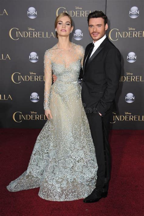 Lily James And Richard Madden Editorial Photo Image Of Full James