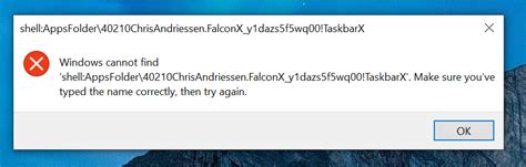 Can T Uninstall Issue 457 ChrisAnd1998 TaskbarX GitHub