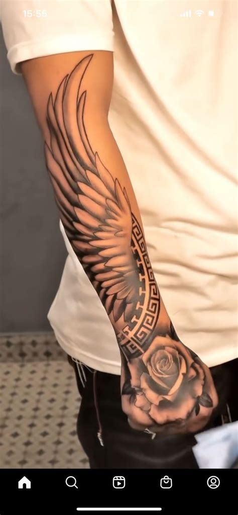 Pin By Jathoi On Wing Tattoo Men Cool Tattoos For Guys Wing Tattoo