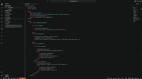 Building a landing page with CodSoft | Agam Singh posted on the topic | LinkedIn