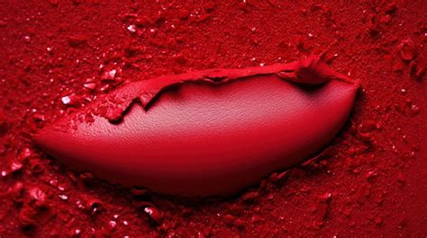 Exquisite Red Close Up Of Isolated Lipstick Texture Backgrounds 