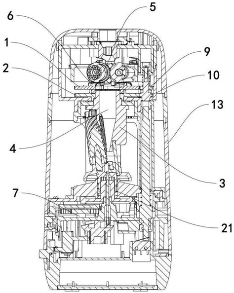 一种带离合的削笔机构的制作方法