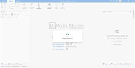 Uipath Studio Time Out When Creating Or Opening A New Project