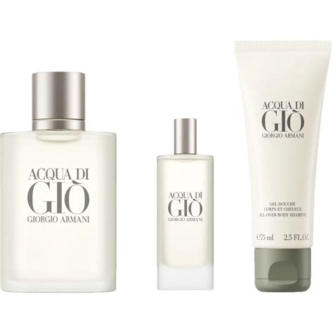 Giorgio Armani Acqua Di Gio Mens Fragrance T Set At Lenore Schwartz
