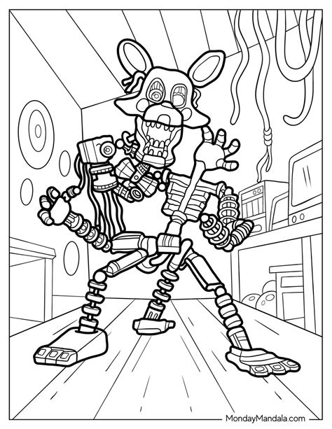 Fnaf Mangle Coloring Pages [2025]
