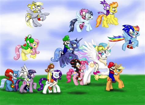 Mlp Mario And Sonic By Smbz200 On Deviantart