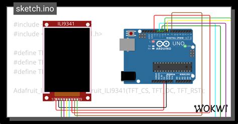 Tft Wokwi Esp32 Stm32 Arduino Simulator