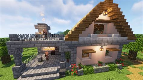Weaponsmith House Plains Java And Bedrock Minecraft Map