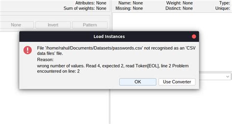 Why My Datasets Are Not Opening In Weka Stack Overflow
