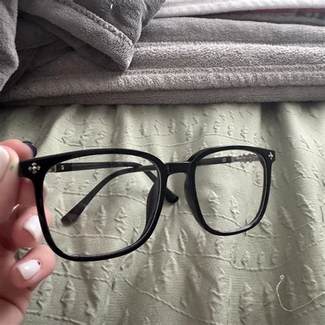Black Square Frame Glasses Glasses Accessories Depop