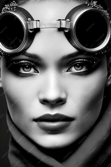 Premium Ai Image Captivating Beauty In Monochrome Pilotstyle