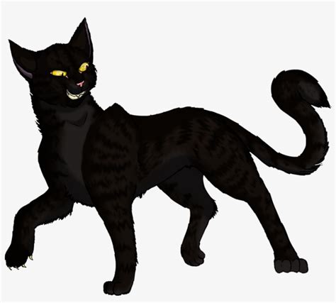 Black Cat With Red Eyes Коты Воители Черный Коготь Png Image
