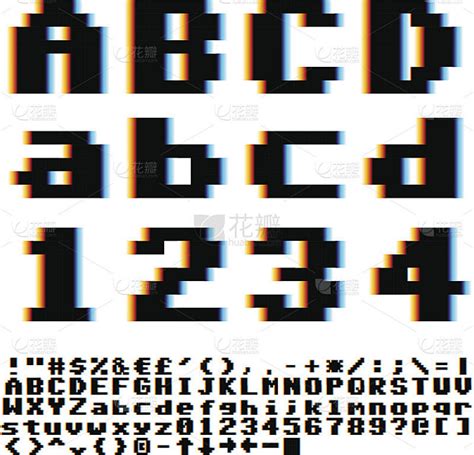像素字体。
