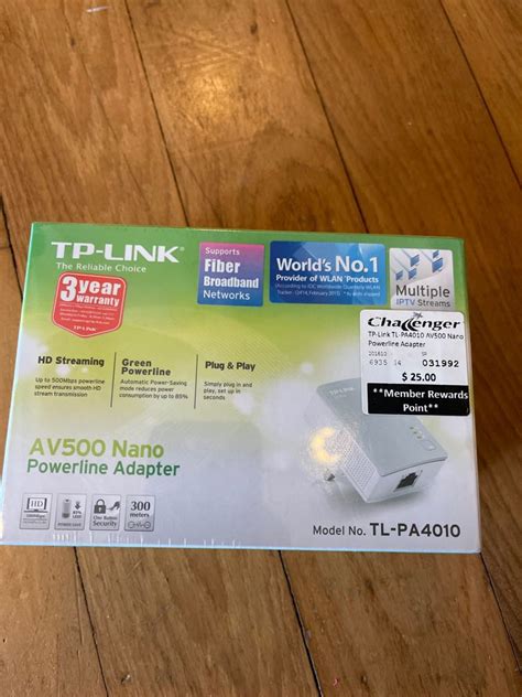 Tp Link Powerline Adapter Computers And Tech Parts And Accessories Networking On Carousell