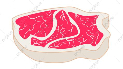 Food Meat Clipart Transparent Background Carton Style Meat Png Food