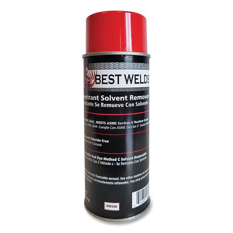 Solvent Removable Penetrant 125 Oz Can Nuclear Grade Techprotool