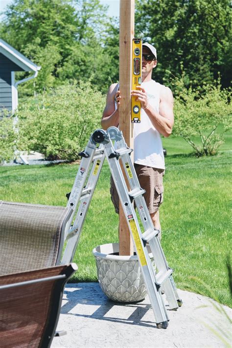 How To Make Planter Posts For String Lights Sugar Maple Notes