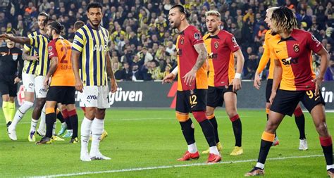 Interkontinental Derby Zwischen Galatasaray Und Fenerbahce Wird