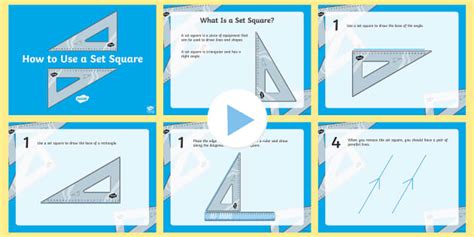 How To Use A Set Square PowerPoint Teacher Made Twinkl