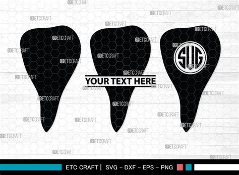 Tooth Monogram Tooth Silhouette Tooth Graphic By Pixel Elites