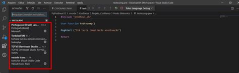 Acentuação Nos Códigos · Issue 637 · Totvstds Vscode · Github