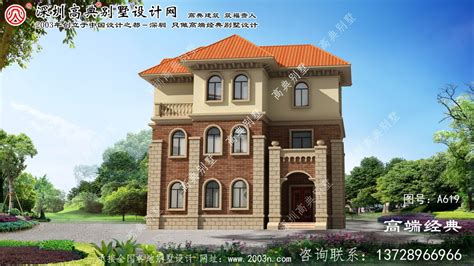 铜官山区三层欧式别墅设计图 新农村别墅设计