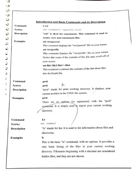 linux commands pdf