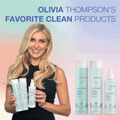 Olivia Thompsons Reveal “my Favorite Clean Products” Joico
