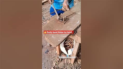 🧤easily Bend Rebar By Hand Barbending Rebar Metal Bending Stirrups
