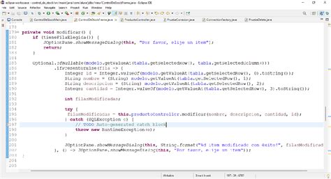ayuda con modificar java y jdbc trabajando con una base de datos