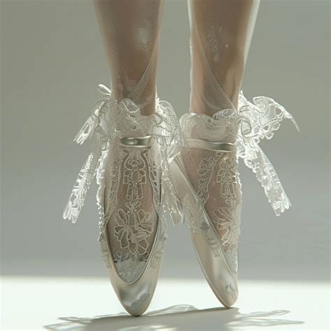 Detail Of Ballet Dancers Feet Premium Ai Generated Image