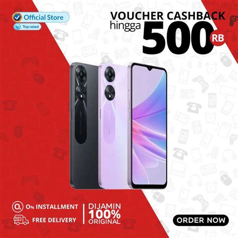 Promo Oppo A78 5g Smartphone 8gb 128gb Garansi Resmi Diskon 18 Di Seller Macrophone Cideng
