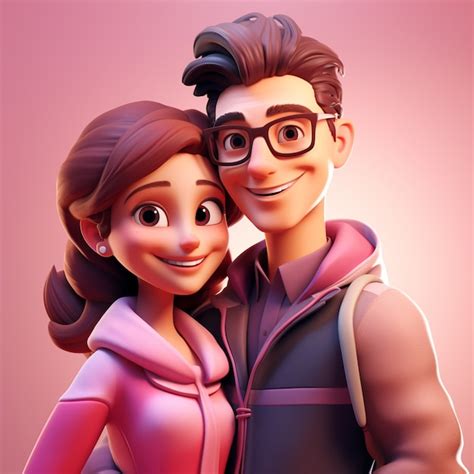 Love Couple Images Hd Cartoon Freepik Free
