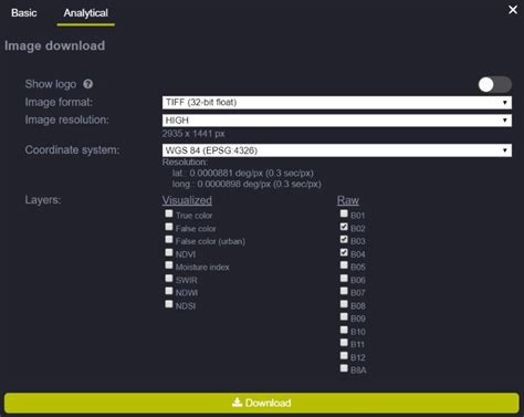 42 Sentinel Data Download Settings And Downloaded Sentinel 2 L1c True