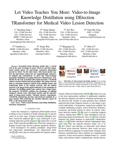 240814051v1let Video Teaches You More Video To Image Knowledge