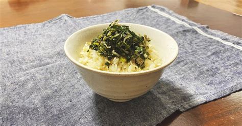 大根葉とおじゃこのふりかけ｜きなりな食卓