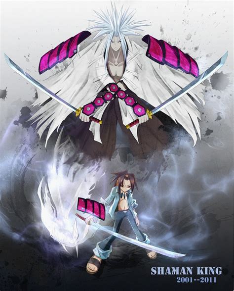 Asakura You And Amidamaru Shaman King Drawn By Zkxandy Danbooru