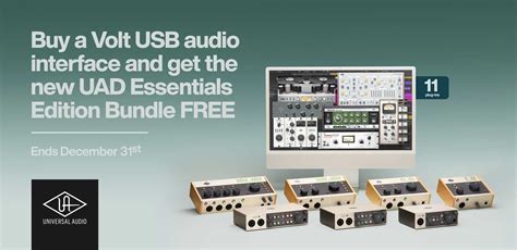 Get The New Uad Essentials Edition Bundle Free When You Buy Any Volt U