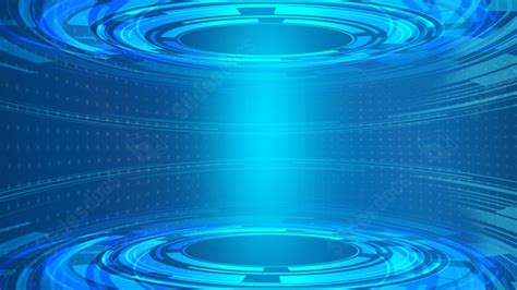 Blue Creativity Triangle Technology Science Powerpoint Background For