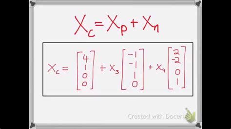Linear Algebra Finding The Complete Solution YouTube