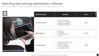 Guide To Common Product Pricing Strategies Selecting Best Pricing Optimization Software PPT Template