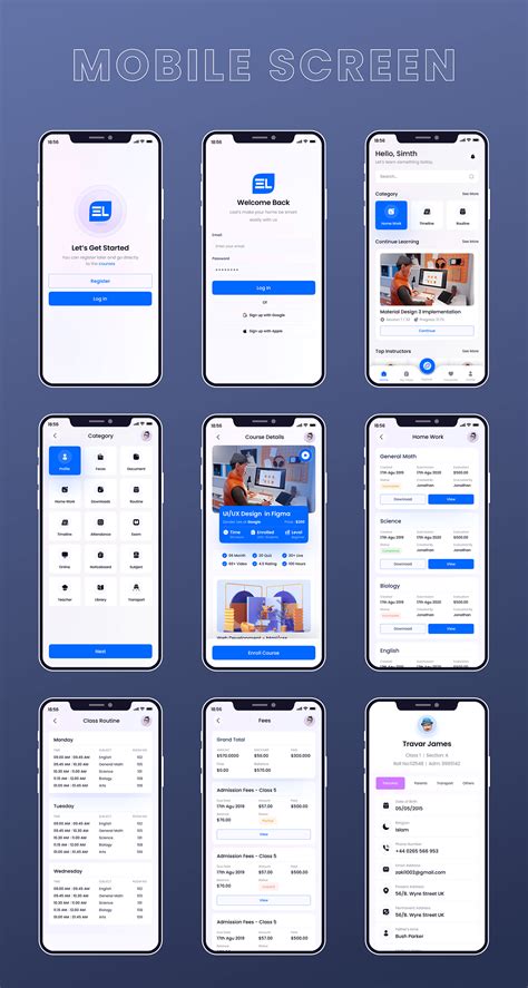 E Learning Mobile App Behance