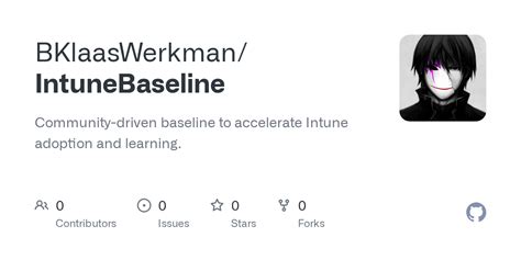 Github Bklaaswerkman Intunebaseline Community Driven Baseline To Accelerate Intune Adoption