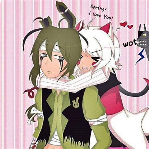 Mangle X Springtrap Anime Fnaf Fnaf Fnaf Art