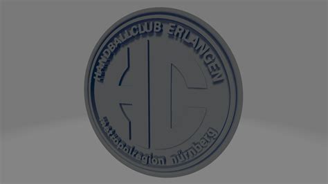 Stl File Hc Erlangen Coaster 🤾・3d Print Design To Download・cults