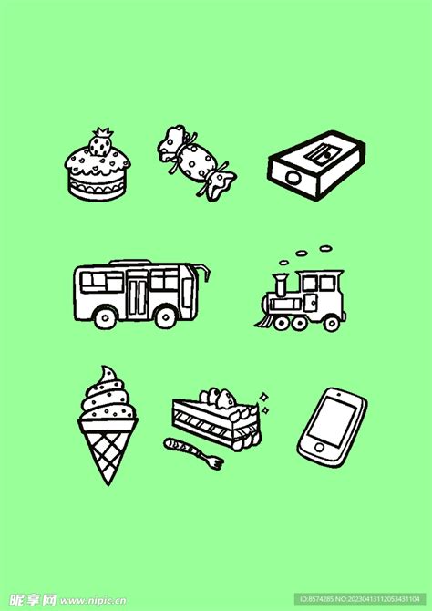 简笔画 卡通画设计图 其他 动漫动画 设计图库 昵图网