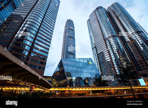 Central Financial District And The City Center Skyline Hong Kong