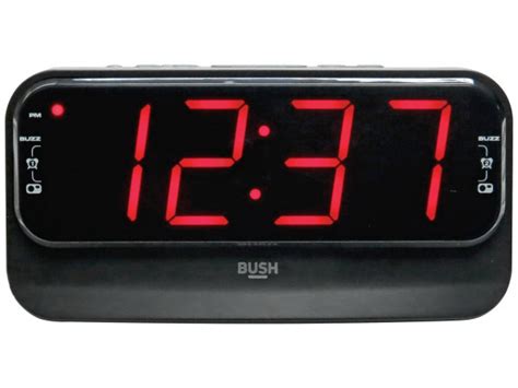 Bush Product Support For Bush Big Led Alarm Clock Radio Black