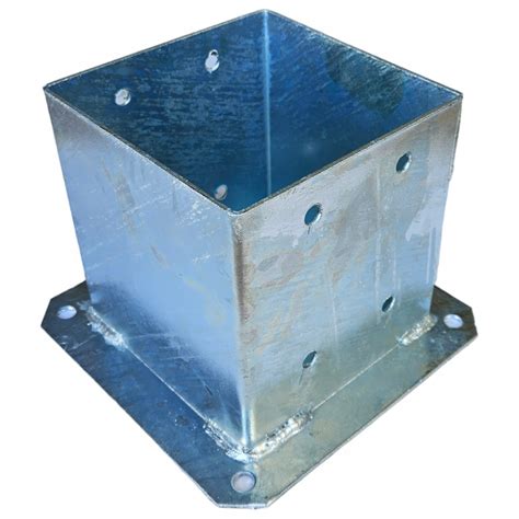 PODSTAWA SŁUPA 140x140mm PRZYKRĘCANA DO BETONU WSPORNIK KOTWA 14x14cm