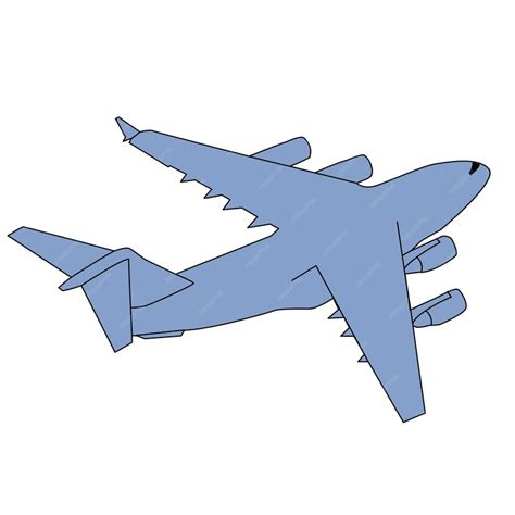 Premium Vector Military Cargo Plane Vector Design